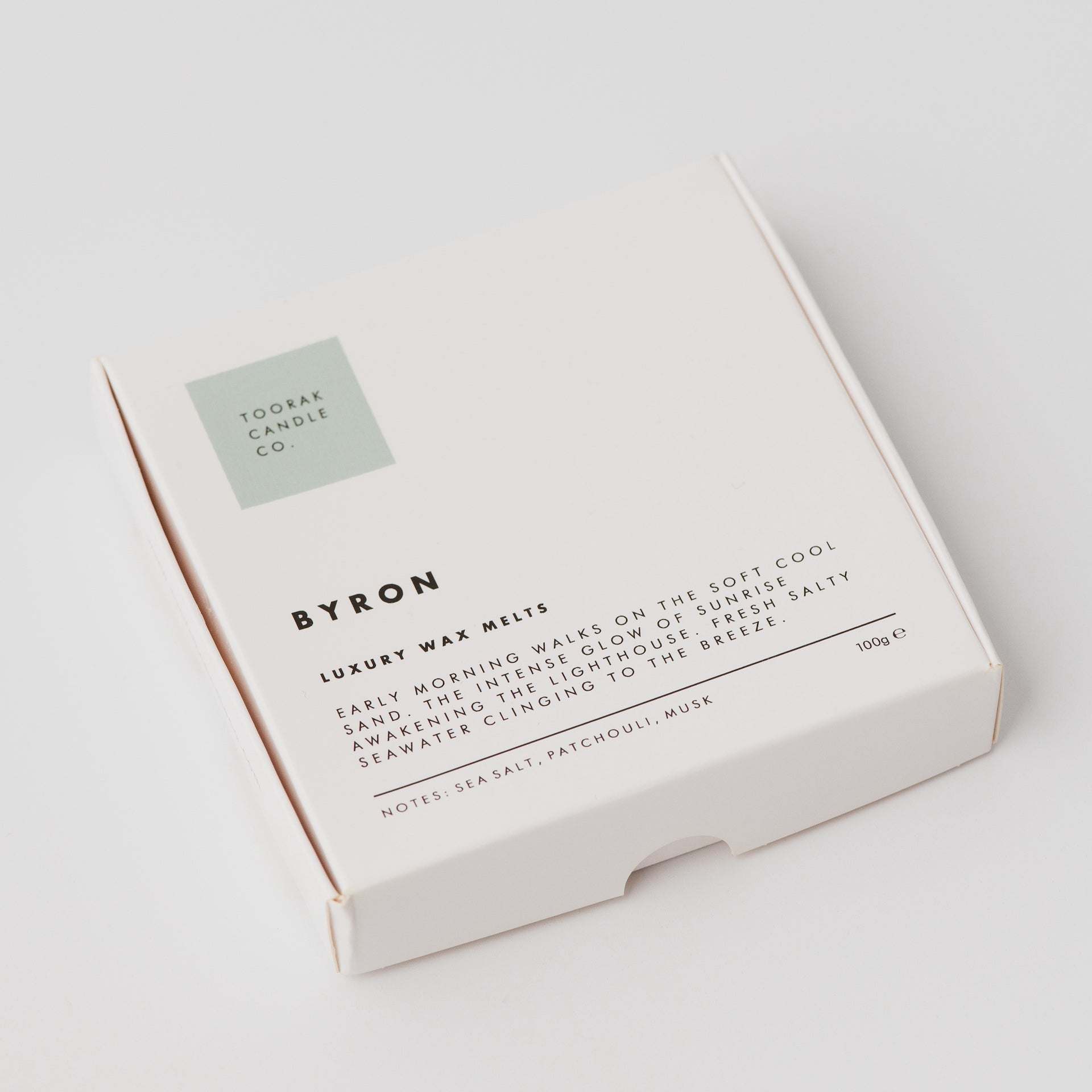 BYRON Natural Wax Melts | Sea Salt & Musk Scent | Toorak Candle Co.